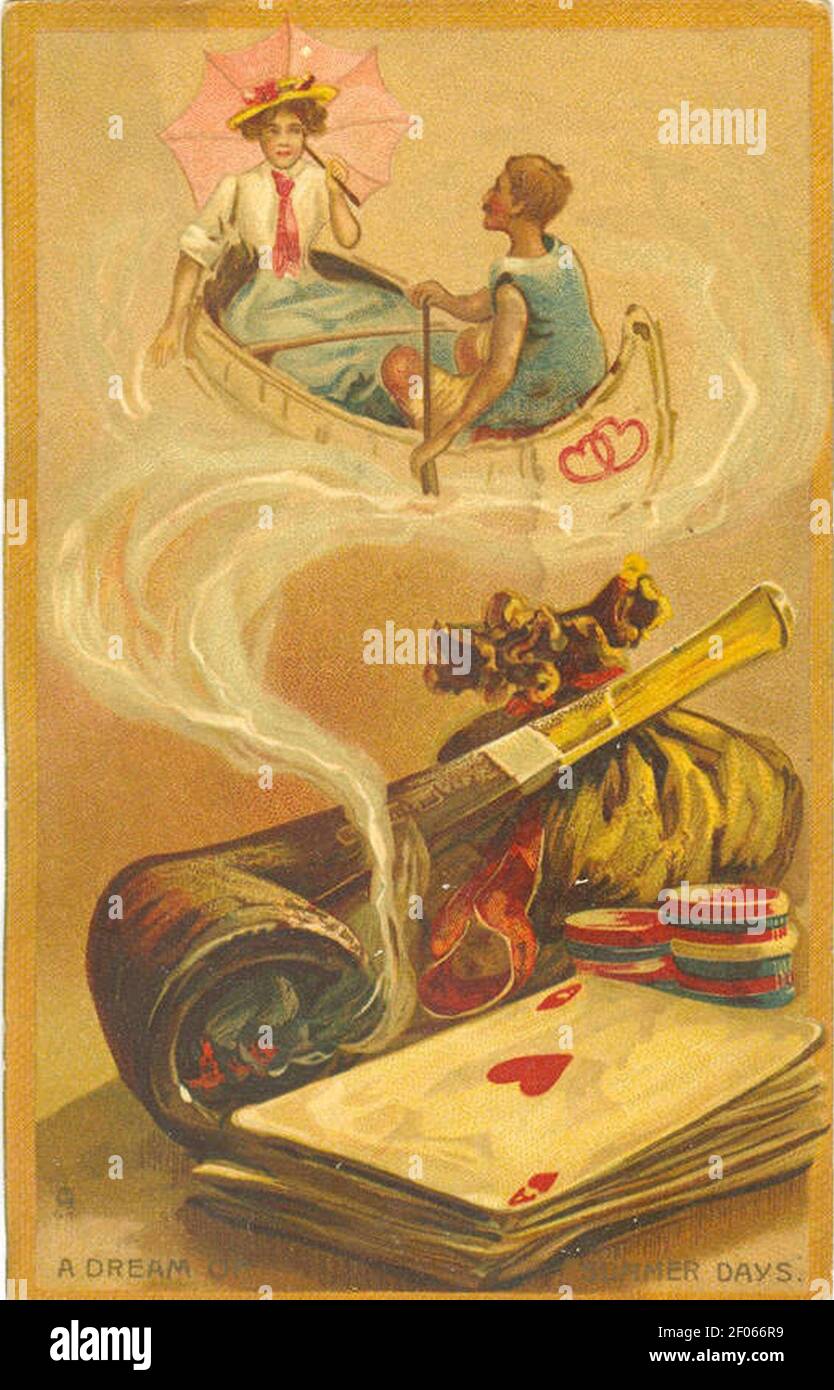 Pipe Dreams, Raphael Tuck & Sons' Post Card Series No. 122, printed in ...