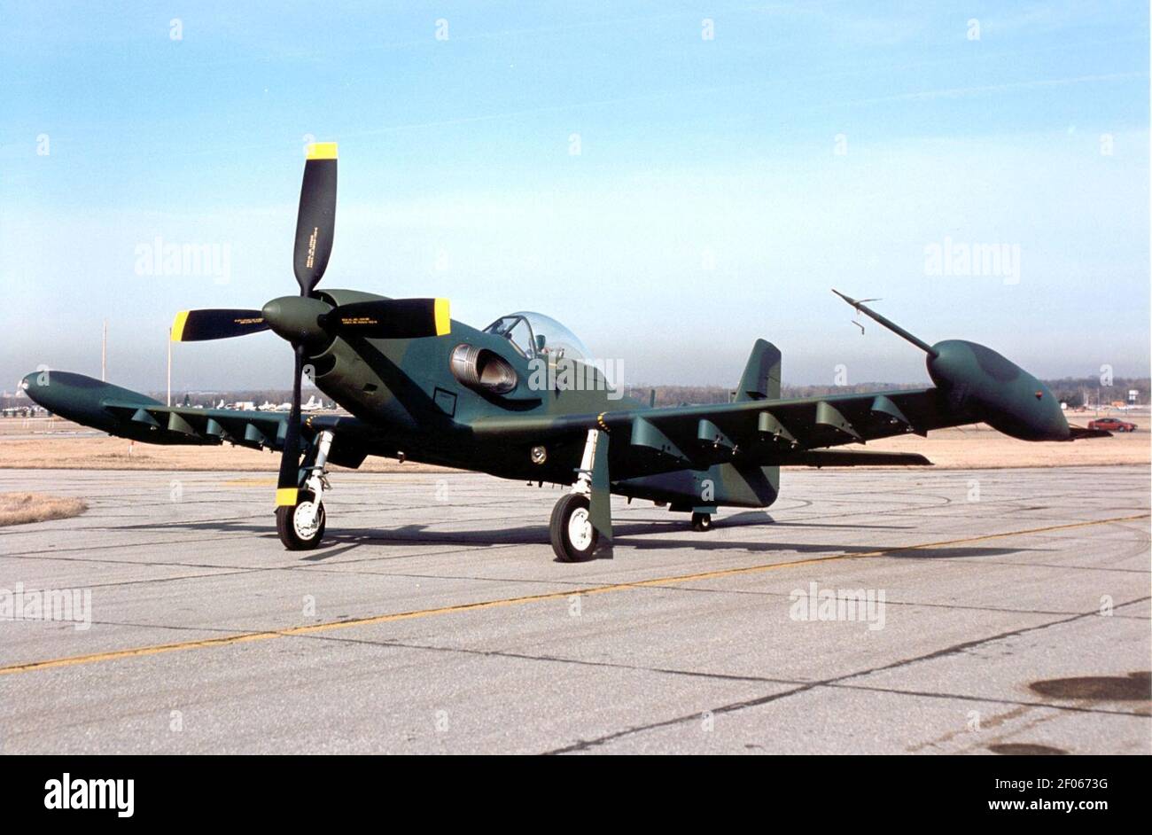 Piper PA48 Enforcer USAF Stock Photo - Alamy