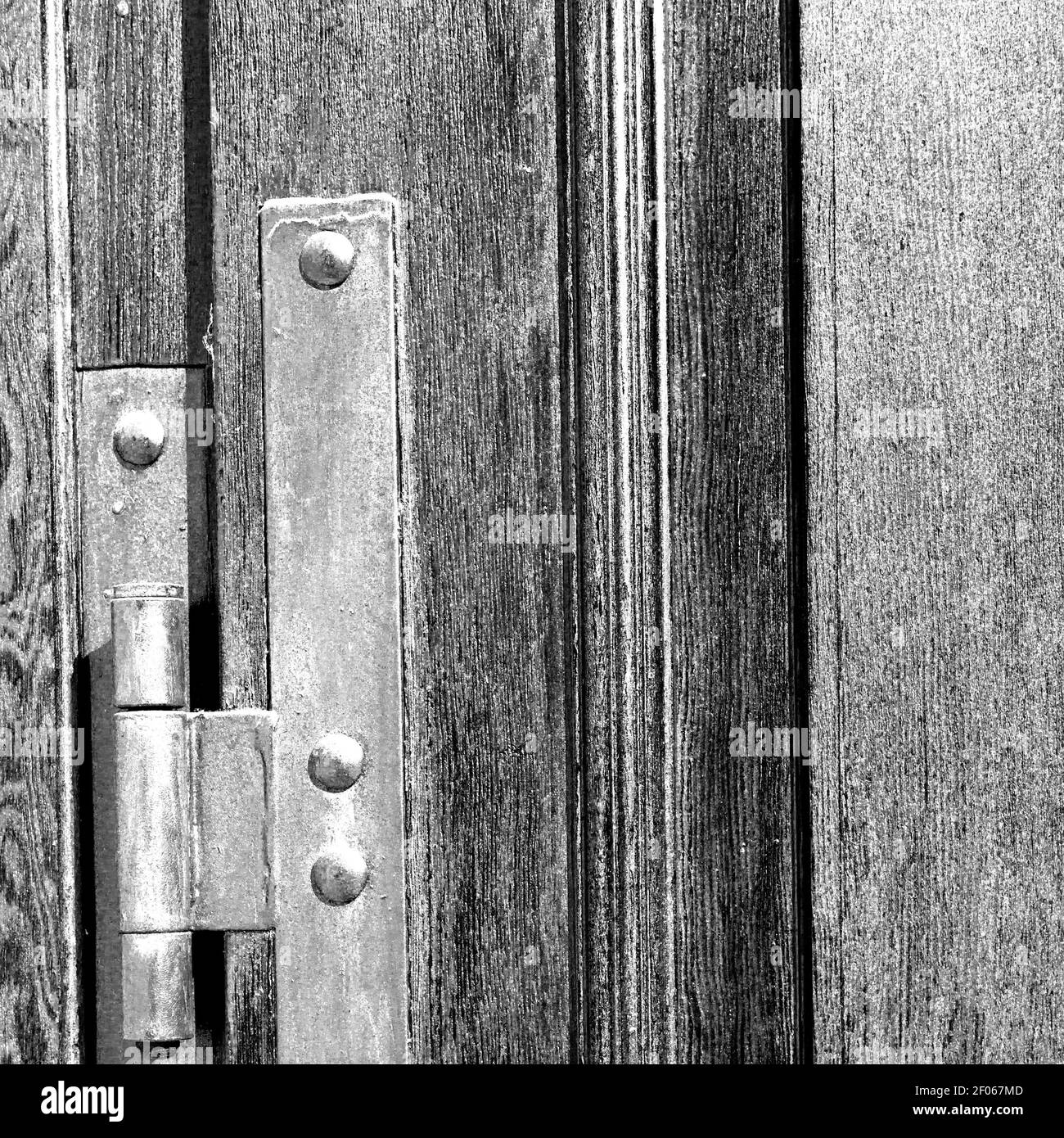 Old door and ancien wood closed house antique hinge Stock Photo - Alamy