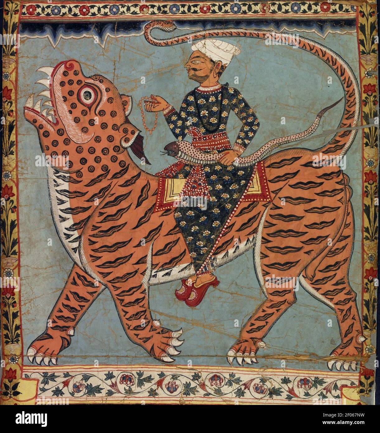 Pir Gazi and his tiger in Sundarbans Stock Photo - Alamy