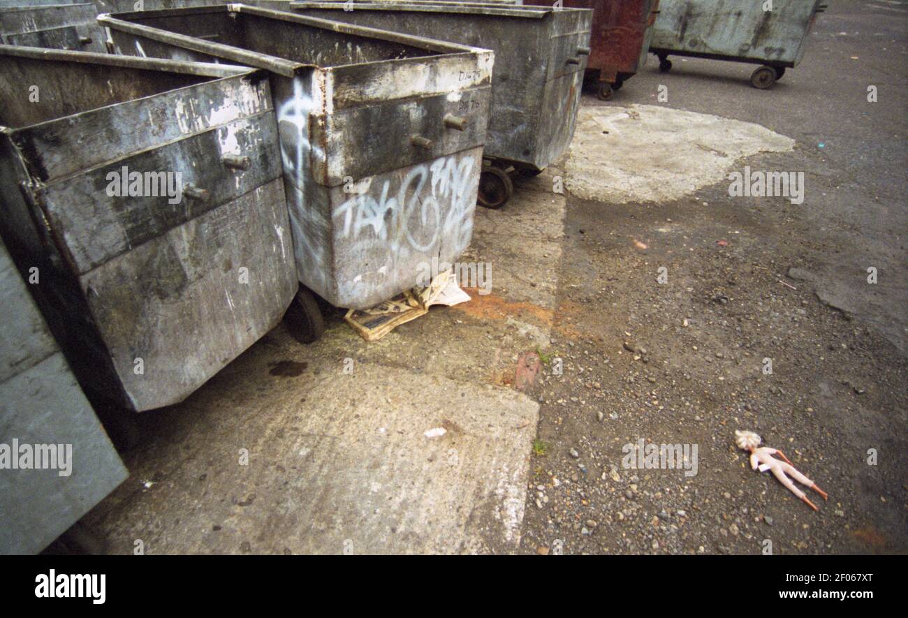 Waste collection depot Stock Photo - Alamy