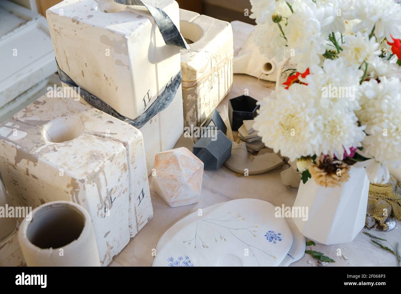 Decorative tools for pottery hi-res stock photography and images - Alamy