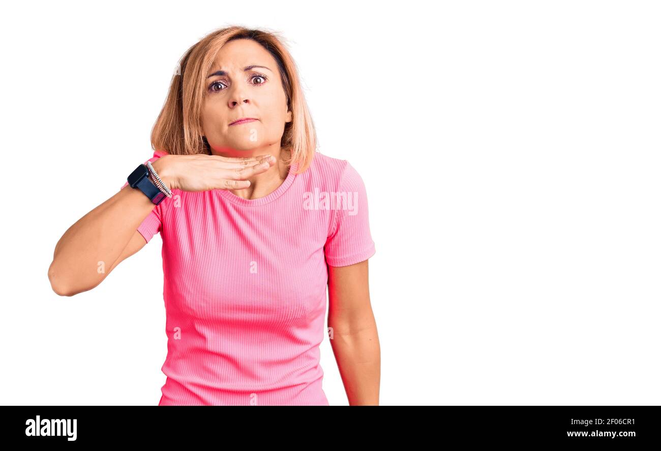 Cut Throat Gesture Cut Out Stock Images And Pictures Alamy