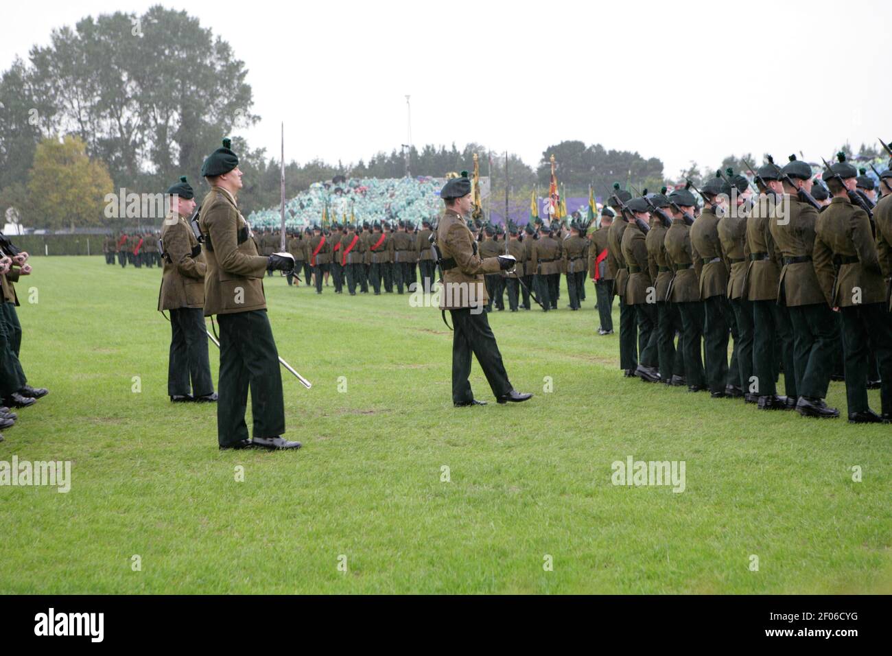 Inspecting an irish army parade hi-res stock photography and images - Alamy