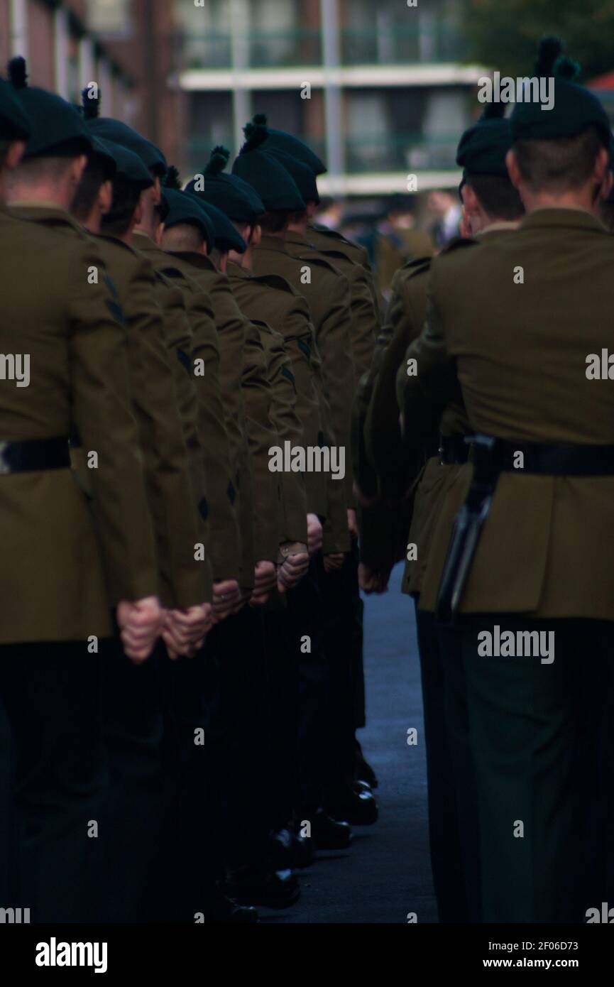 The final parade and decommissioning of the Royal Irish regiments of ...