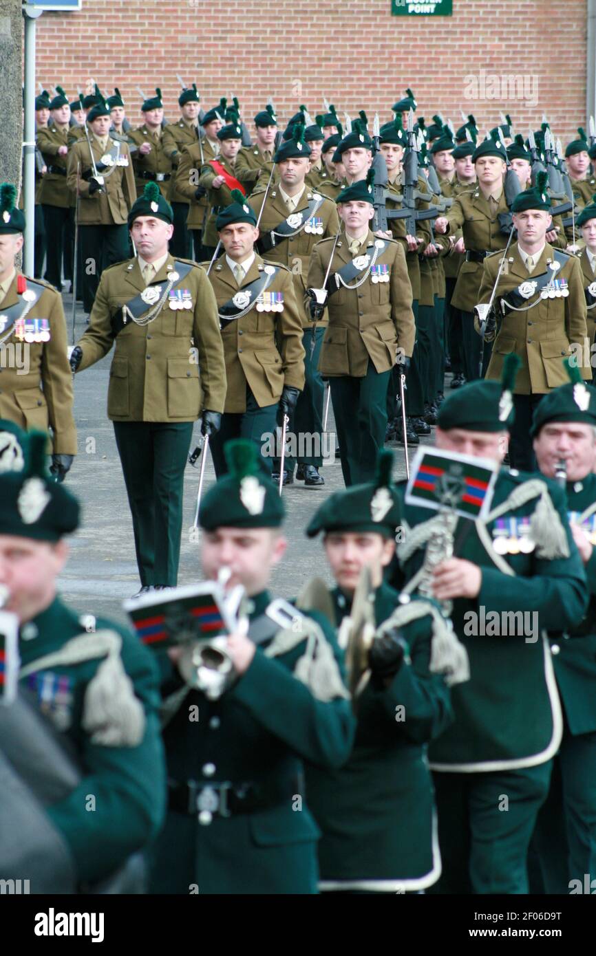 The final parade and decommissioning of the Royal Irish regiments of ...