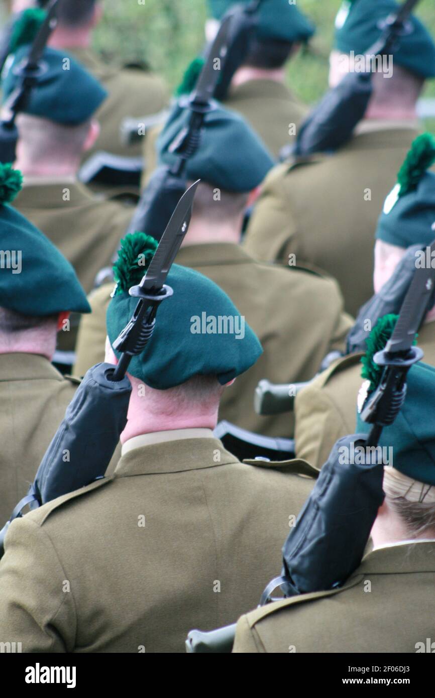 The final parade and decommissioning of the Royal Irish regiments of ...
