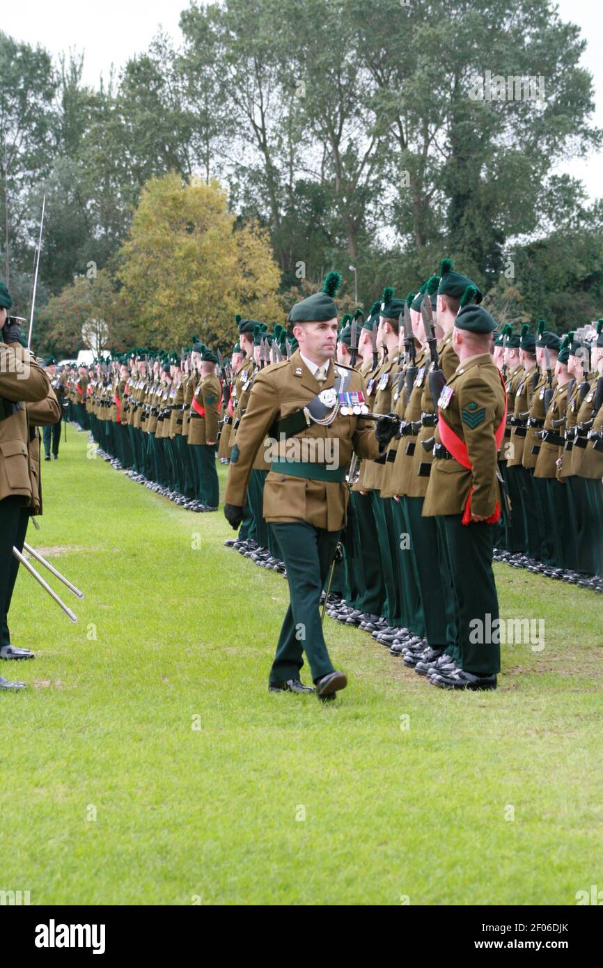 The final parade and decommissioning of the Royal Irish regiments of ...