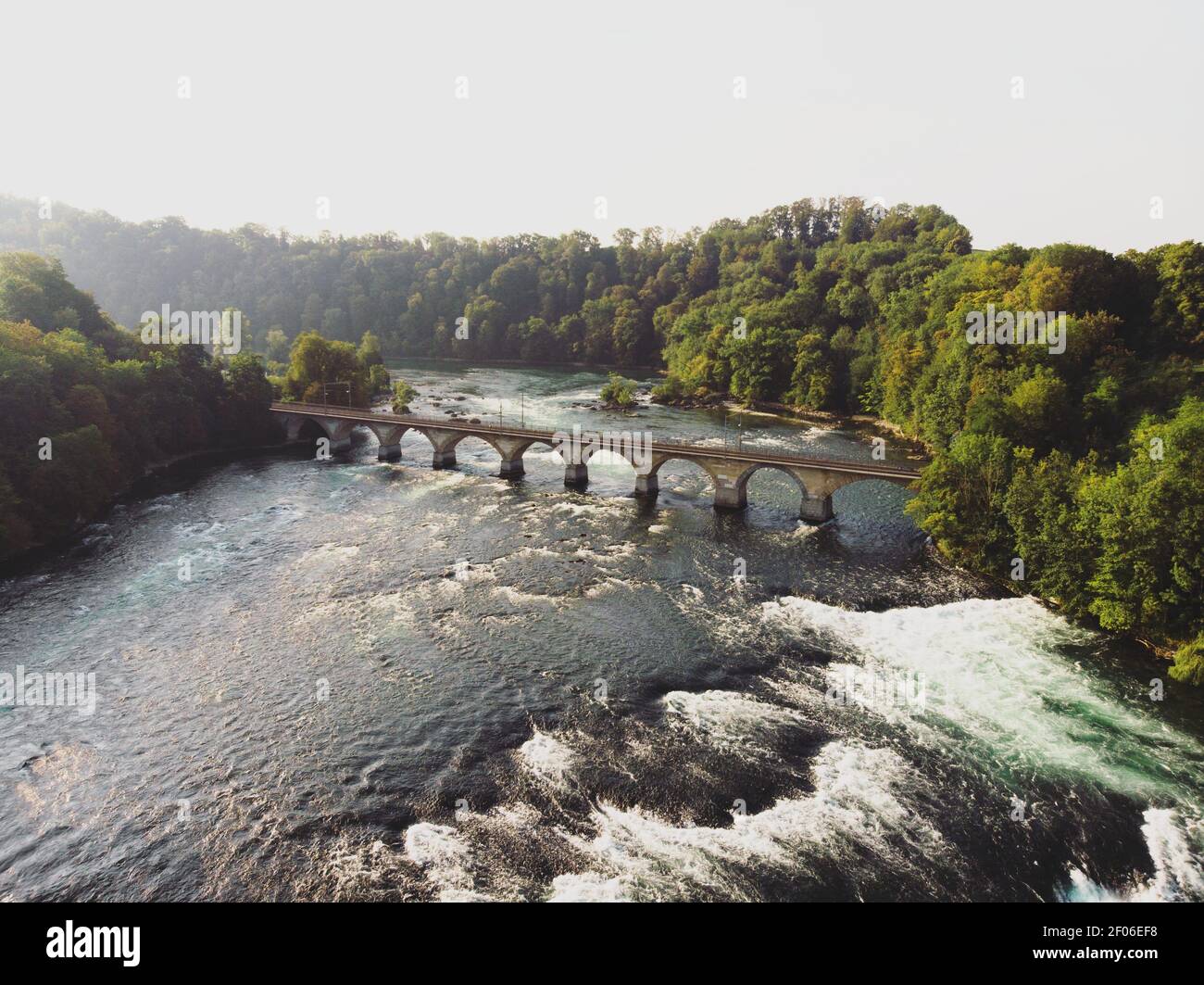 Swiss railroad bridge fall hi-res stock photography and images - Alamy