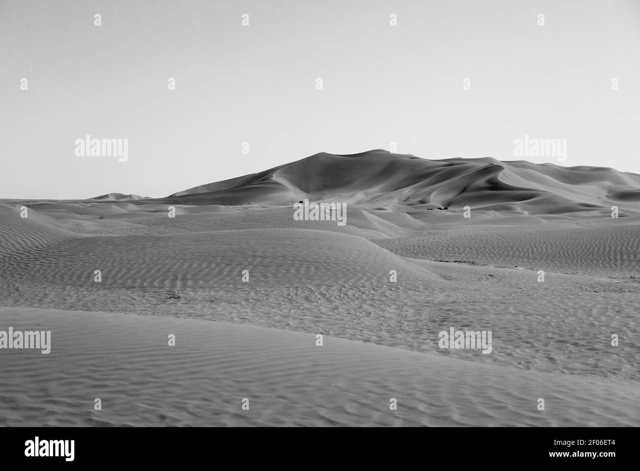 In oman old desert rub al khali the empty quarter and outdoor sand dune ...