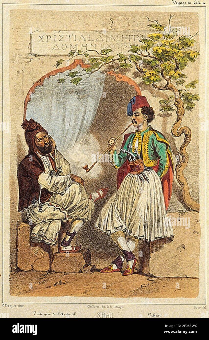 Pirate grec de l'Archipel Palicar - Goupil-fesquet Frédéric Auguste ...