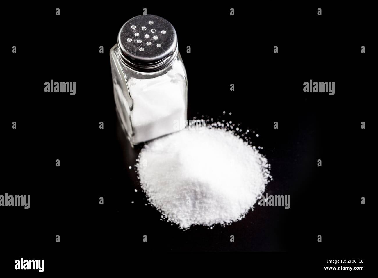 Container With Salt Stock Photo - Alamy