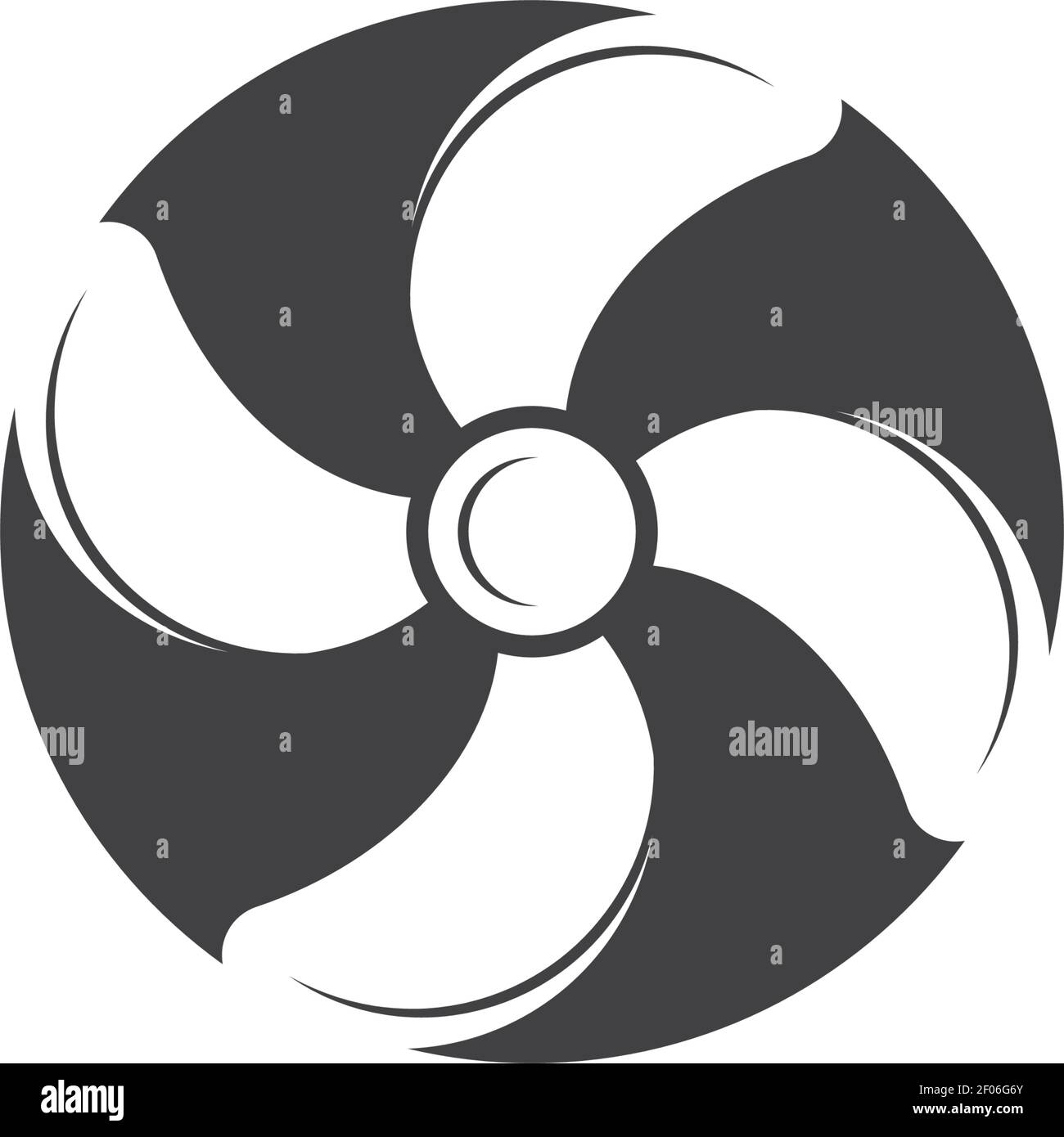 airplane propeller vector illustration design template Stock Vector ...