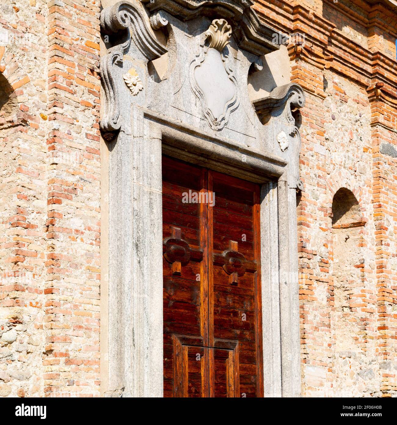 Detail in wall door italy land europe architecture and wood the ...