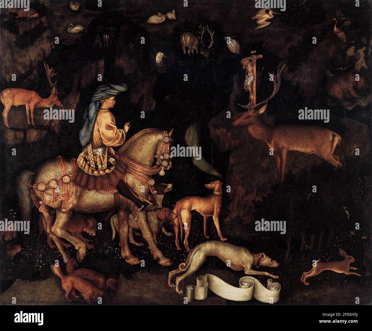 The vision of st eustace hi-res stock photography and images - Alamy