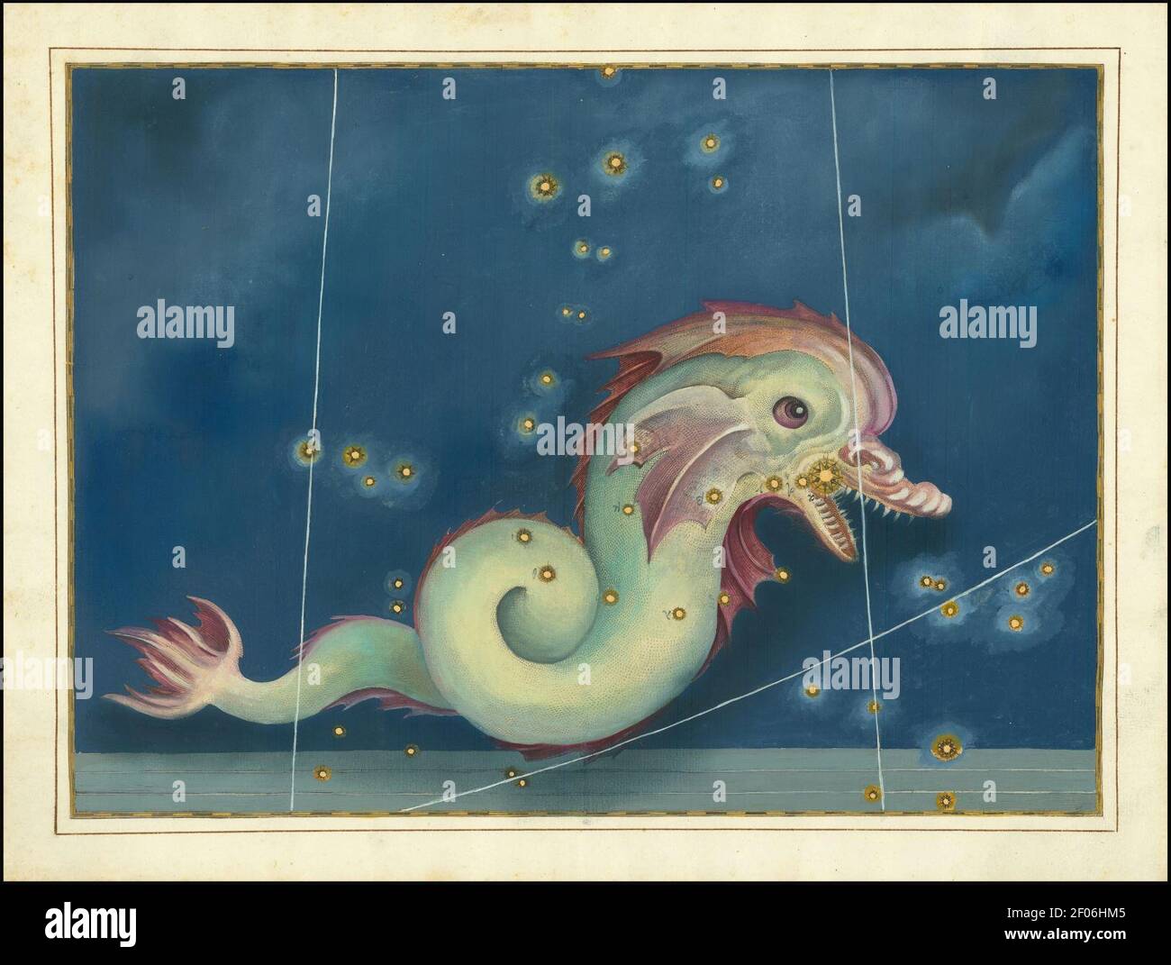 Piscis Austrinus - Johann Bayer Stock Photo - Alamy