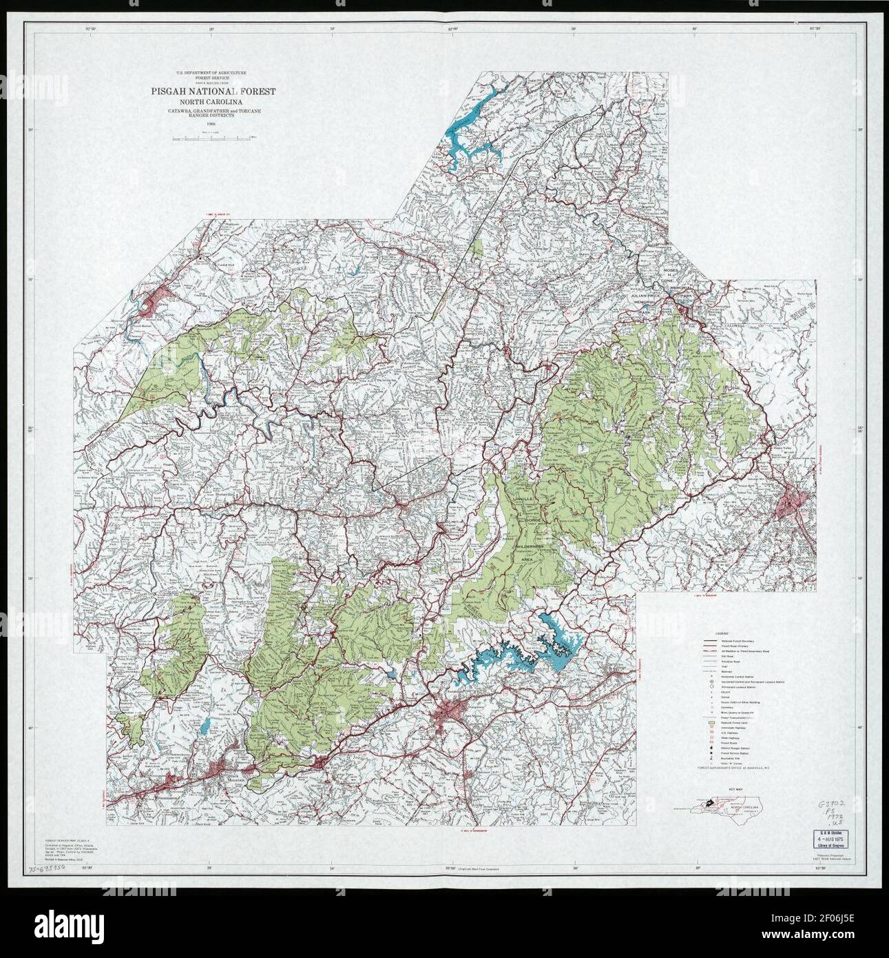 Pisgah National Forest, North Carolina, Catawba, Grandfather, and ...