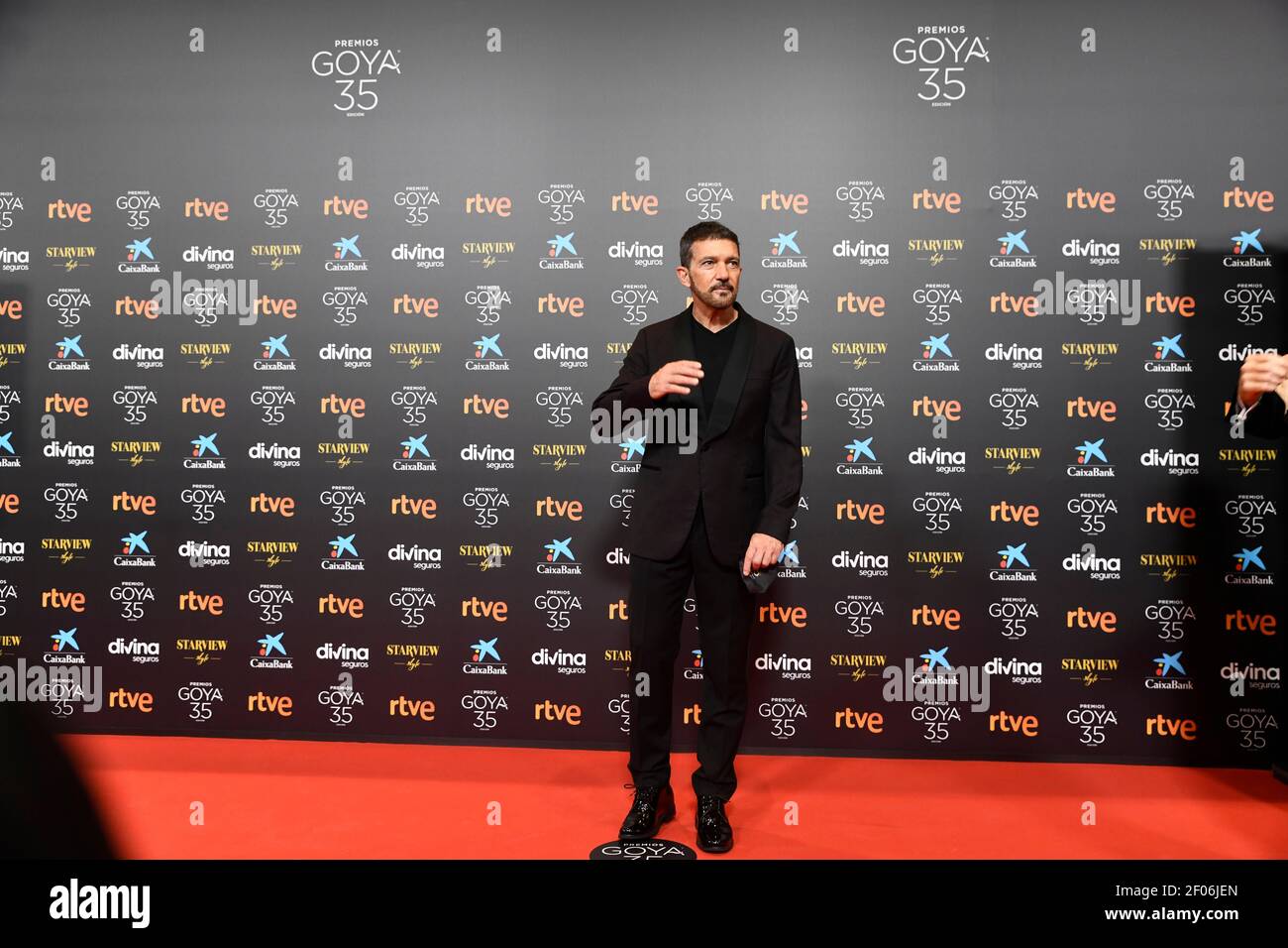 March 6, 2021: Antonio Banderas attends 35th Goya Cinema Awards 2021 ...