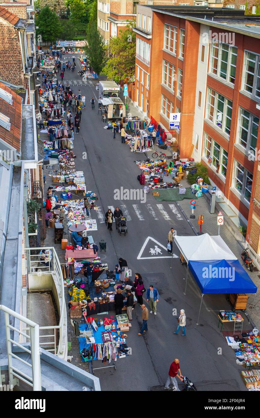 Aerial view outdoor market hi-res stock photography and images - Alamy