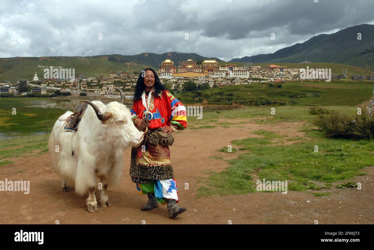 A PICTURE FOR THE TOURIST, SONGZHANLIN MONASTERY, ZHONGDIAN, SHANGRI LA ...