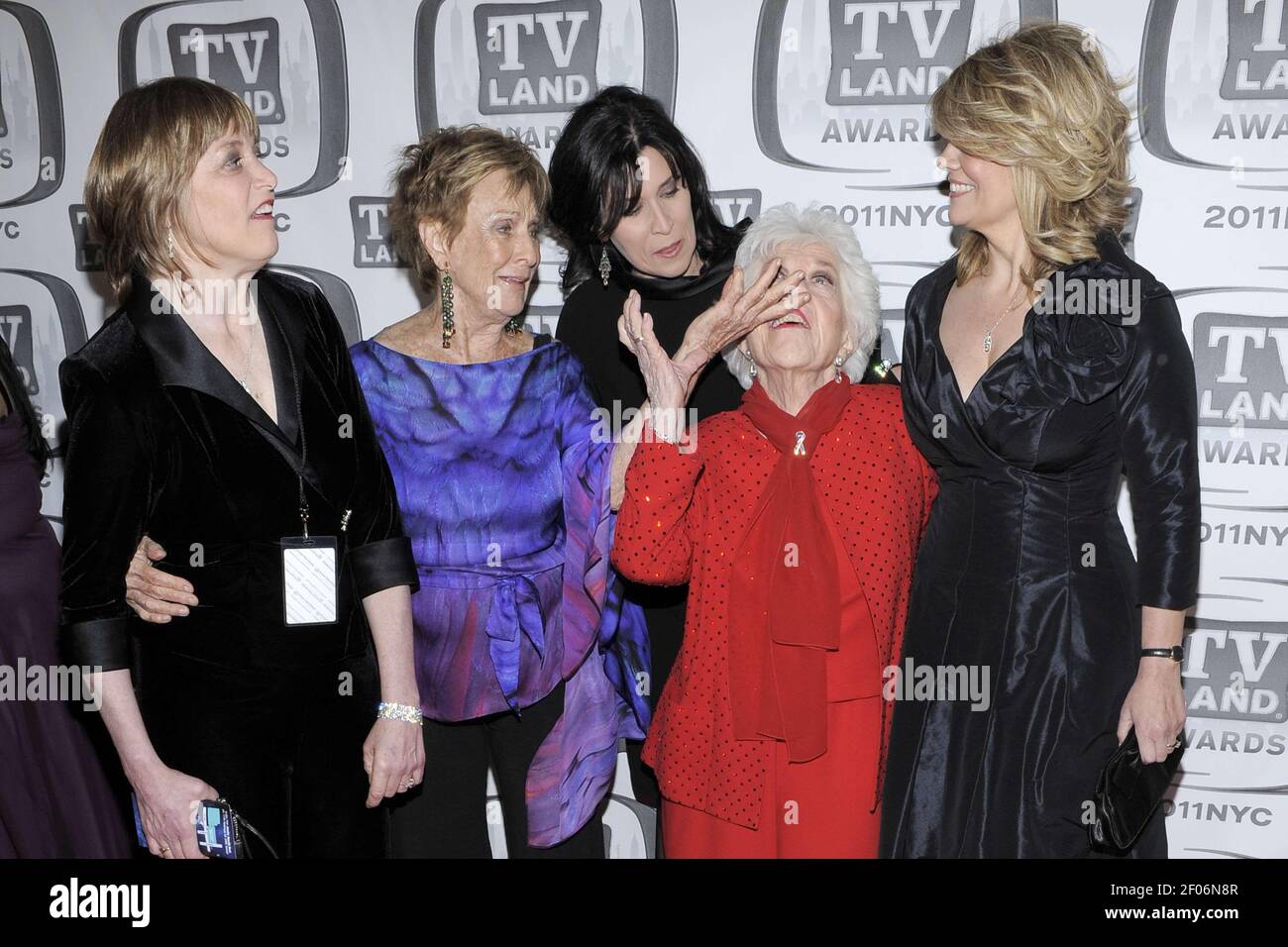 10 April 2011 - (L-R) Geri Jewell, Cloris Leachman, Nancy McKeon ...
