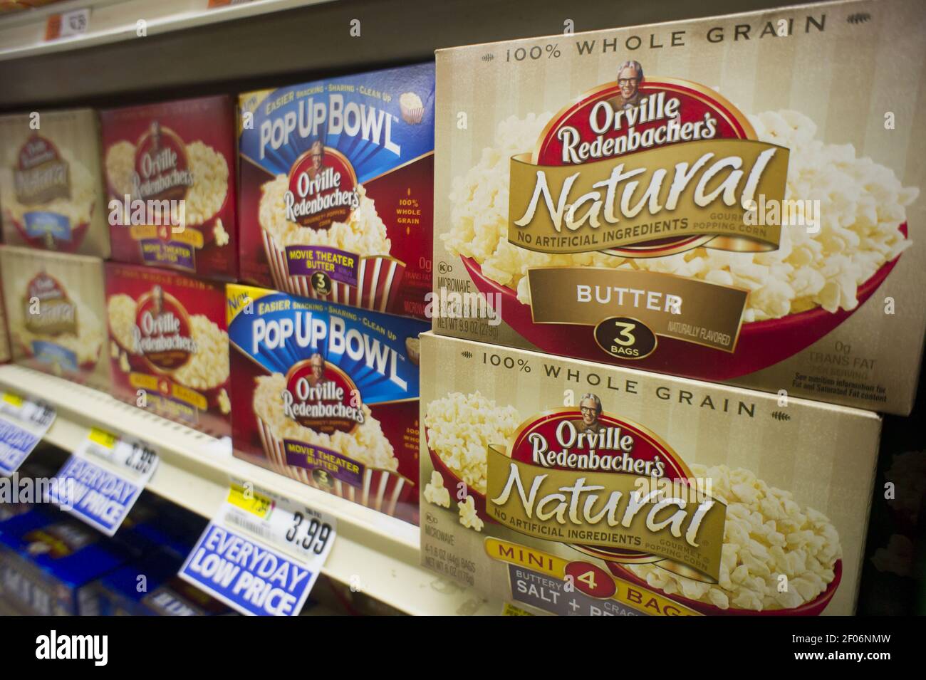 Packages of ConAgra Foods product, Orville Redenbacher's popcorn, are ...