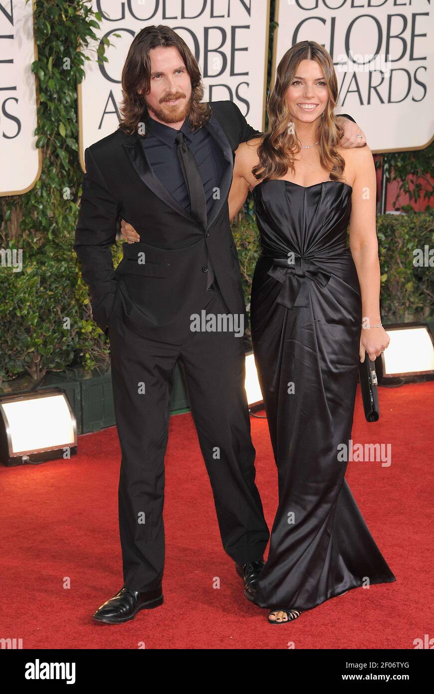 Christian bale and sandra sibi blazic hi-res stock photography and ...