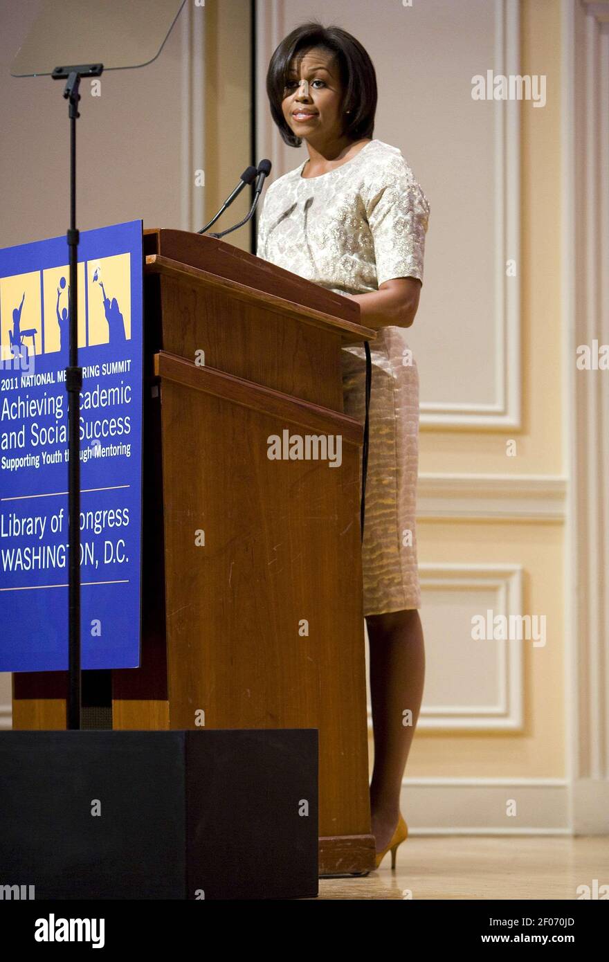 25 January 2011 - Washington, D.C. - First Lady Michelle Obama delivers ...
