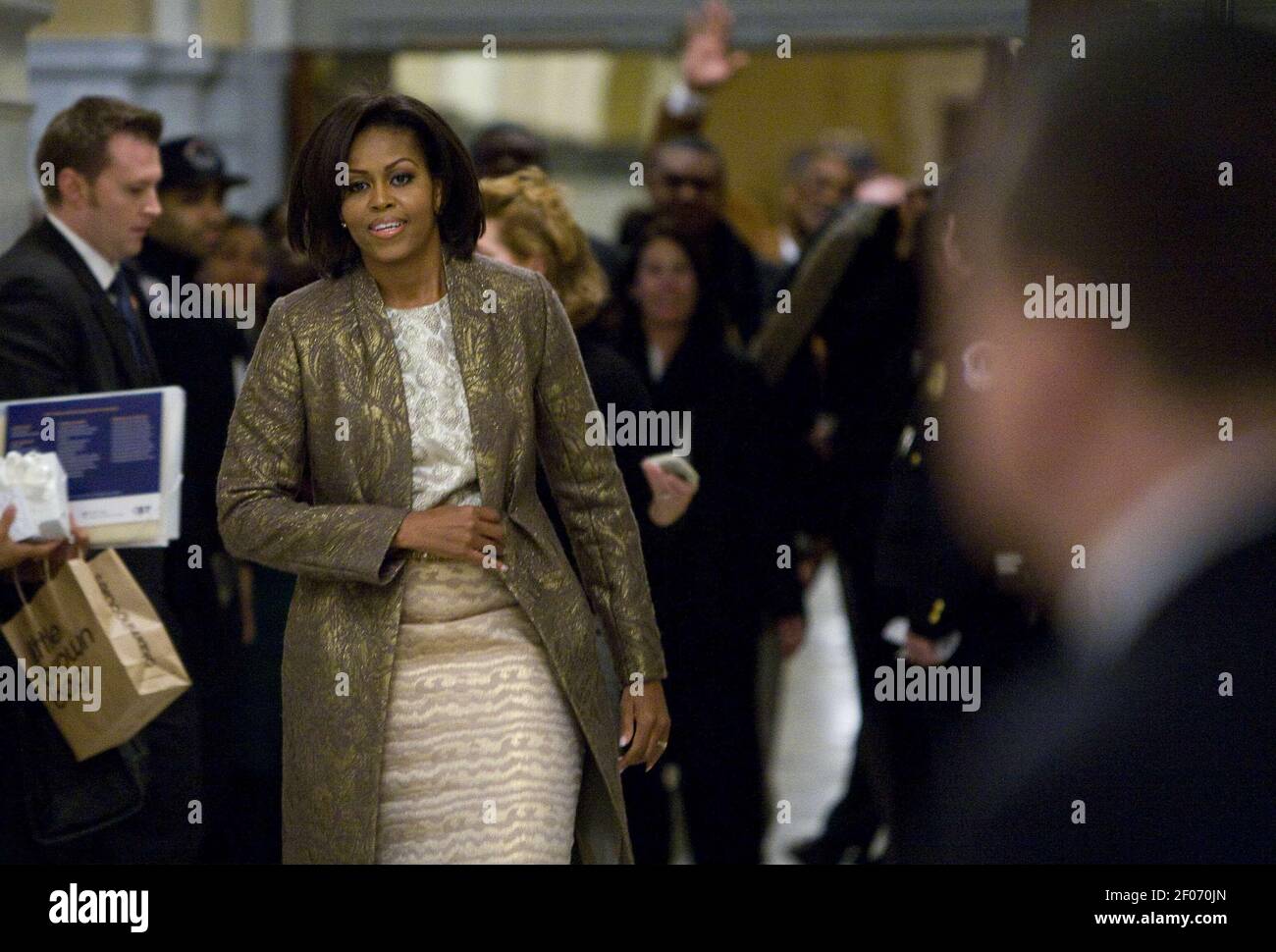 25 January 2011 - Washington, D.C. - First Lady Michelle Obama delivers ...
