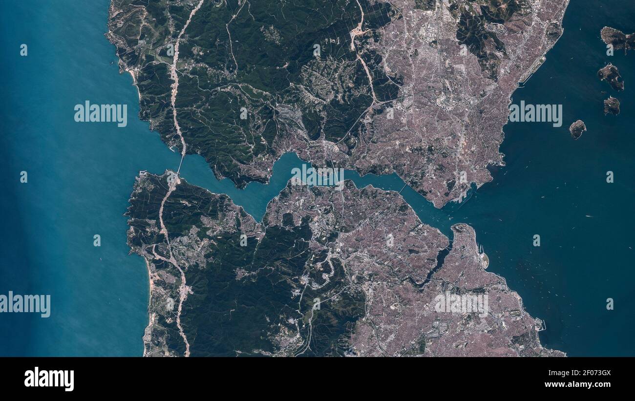 Aerial of Istanbul, Turkey Stock Photo - Alamy