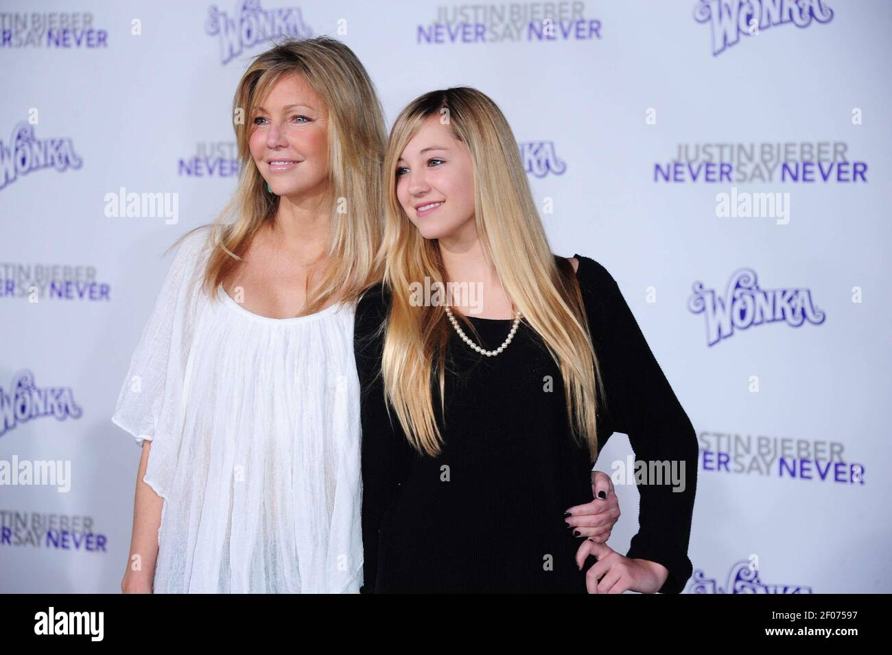 Heather Locklear and daughter Ava Sambora. Justin Bieber: Never Say ...