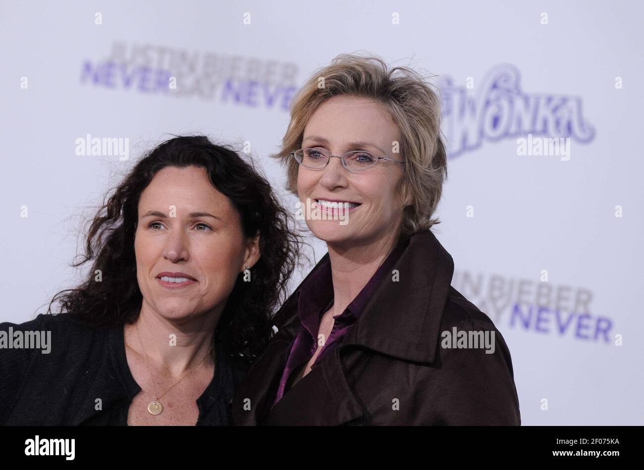 Jane Lynch and wife Lara Embry. Justin Bieber: Never Say Never Los ...