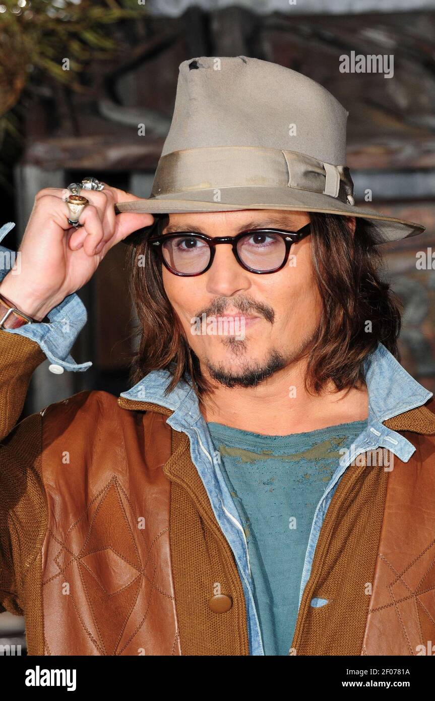 Johnny Depp. Rango Premiere held at Regency Village Theatre. 14 ...