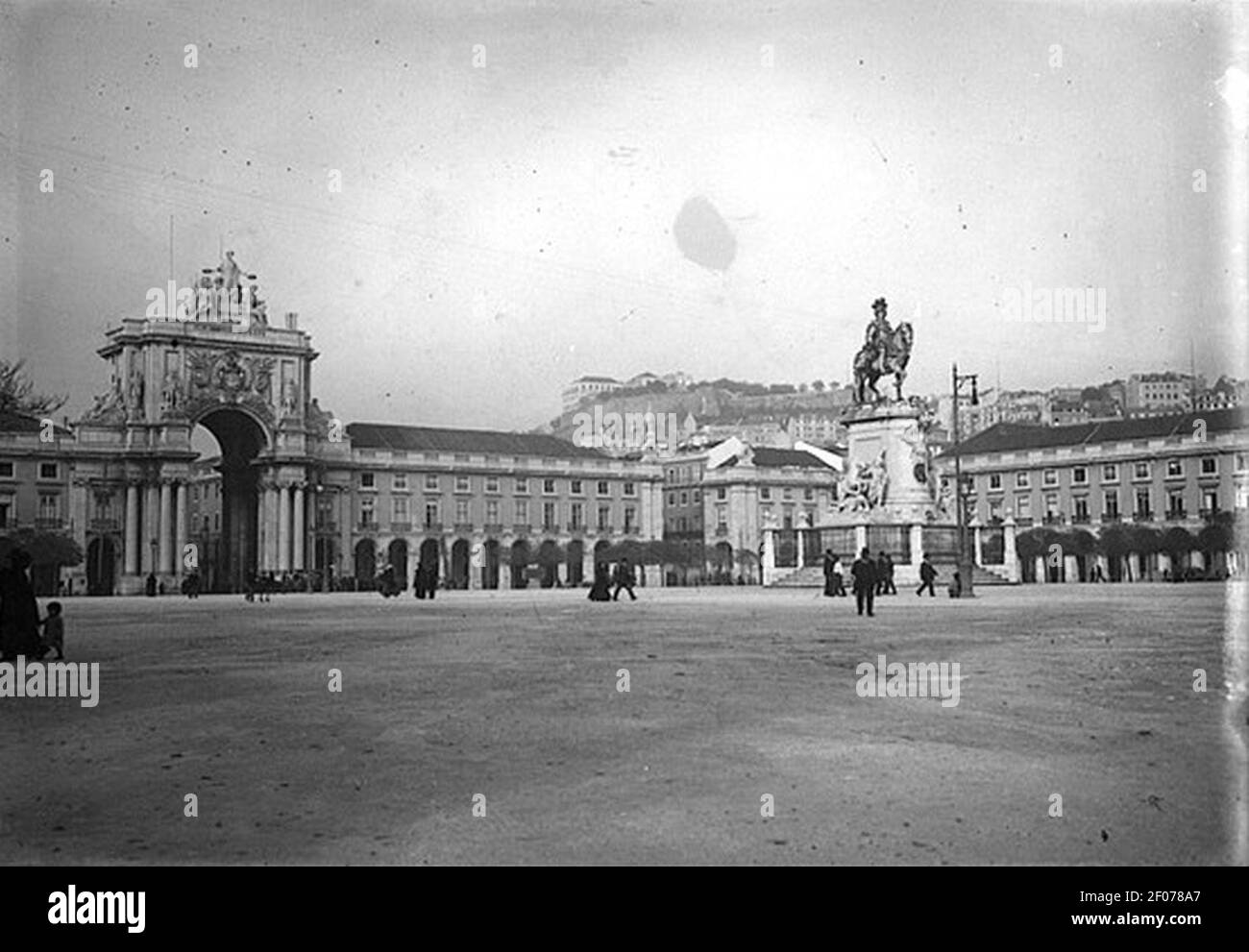Place du Commerce (Lisbonne Stock Photo - Alamy