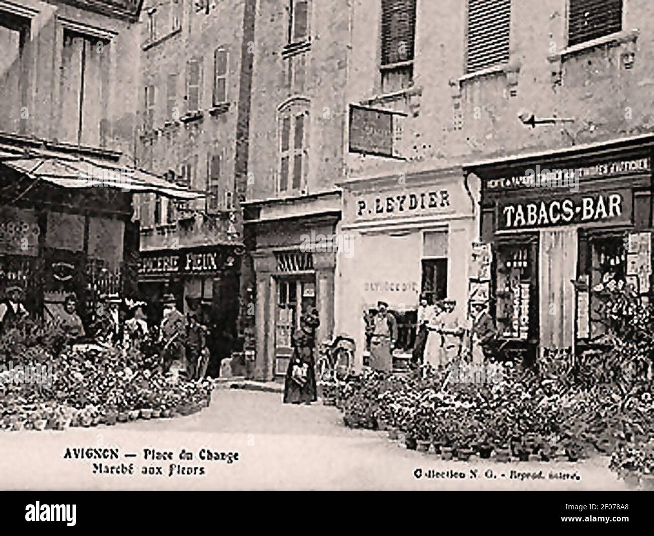 Place du Change Avignon Stock Photo - Alamy