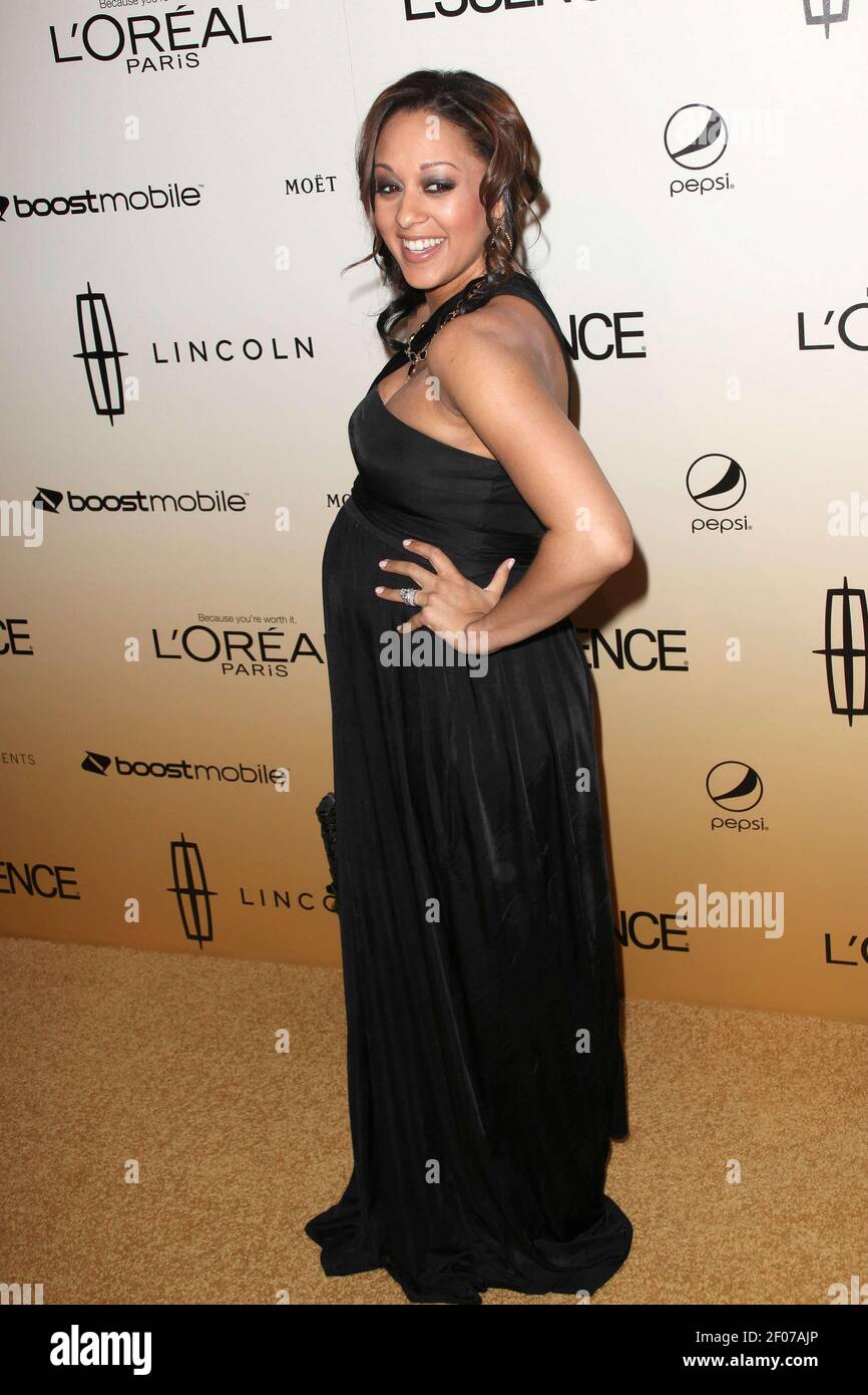 24 February 2011 - Hollywood, CA - Pregnant Tia Mowry arrives to the ...
