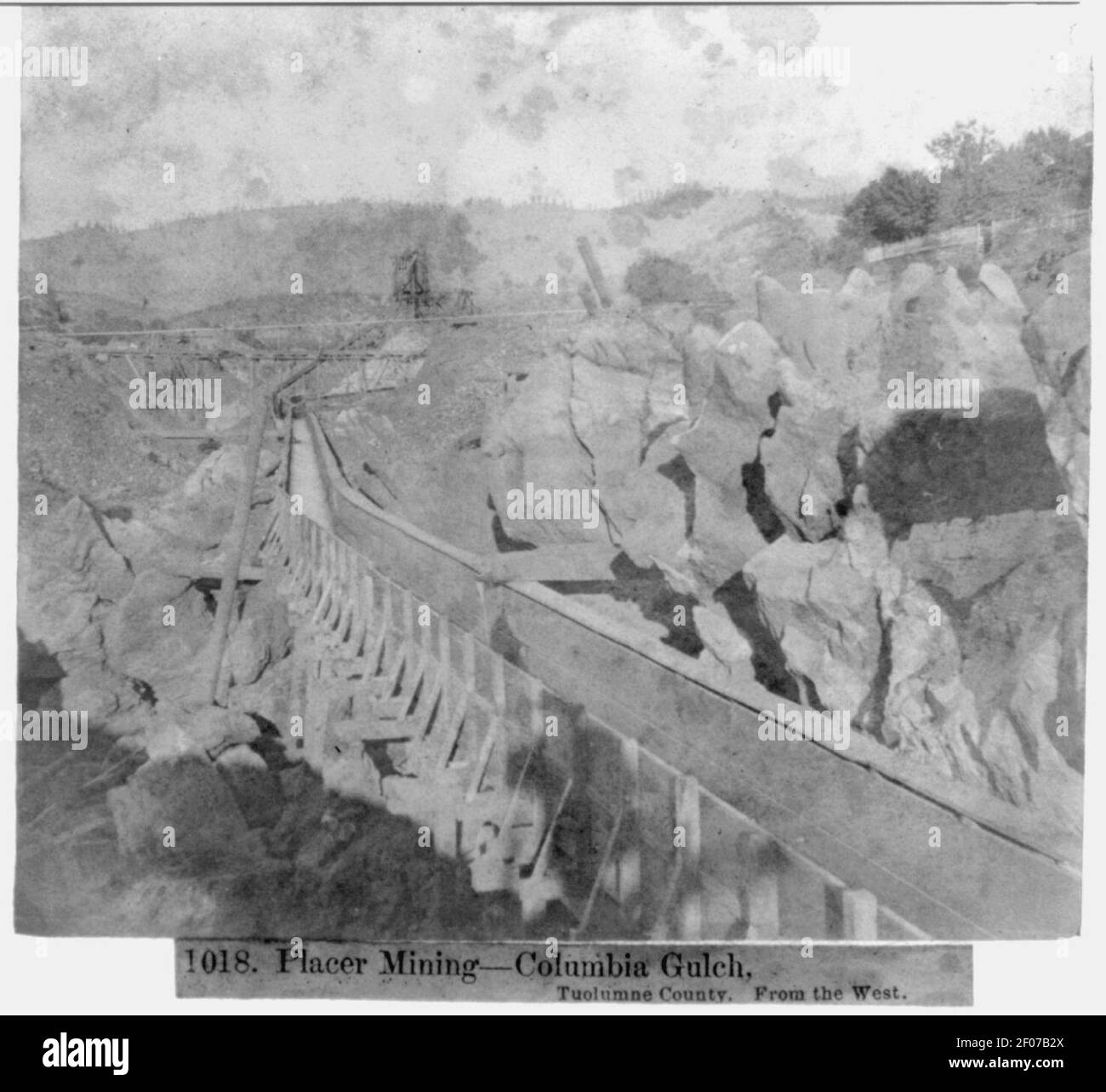 Gulch Mining Black and White Stock Photos & Images - Alamy