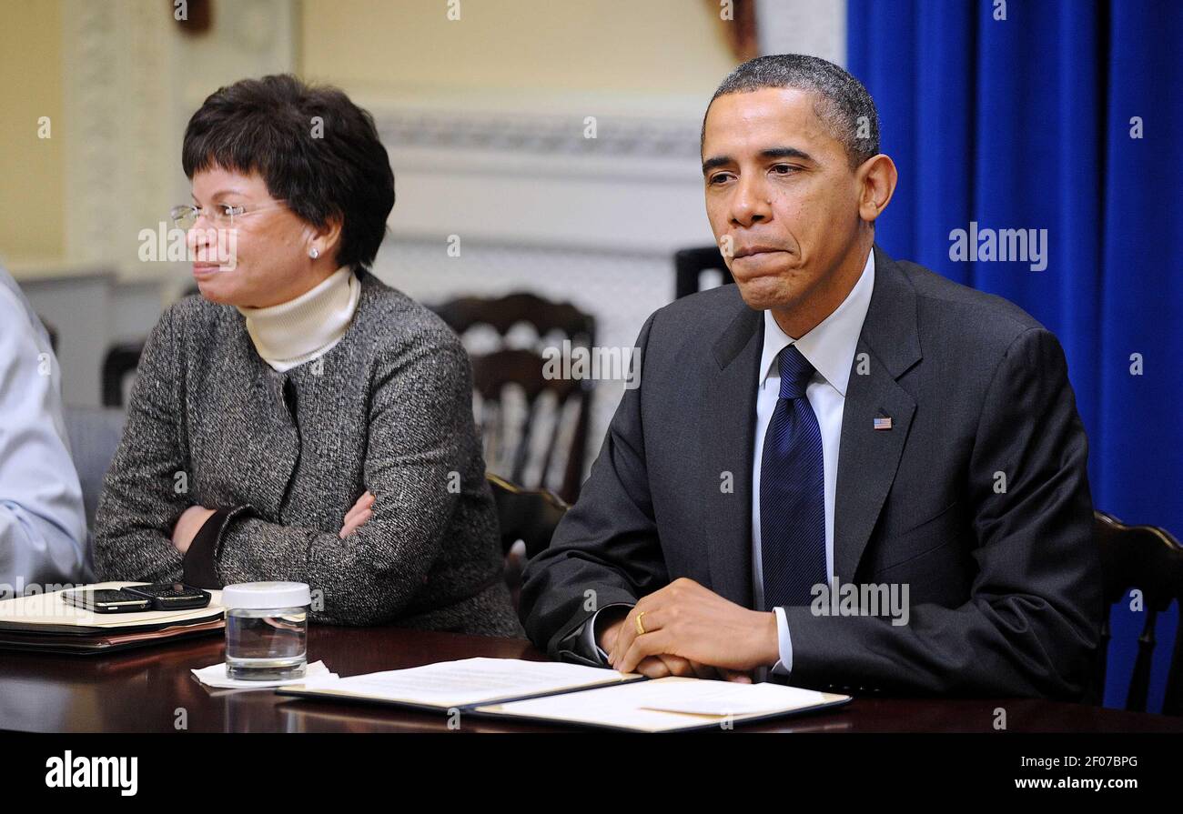 25 February 2011 - Washington, D.C. - President Barack Obama and ...