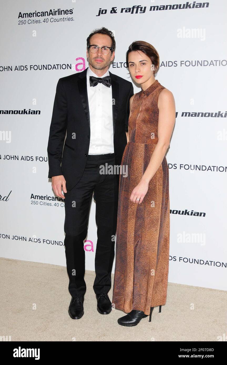 Jason Lee and Ceren Alkac. 19th Annual Elton John AIDS Foundation ...