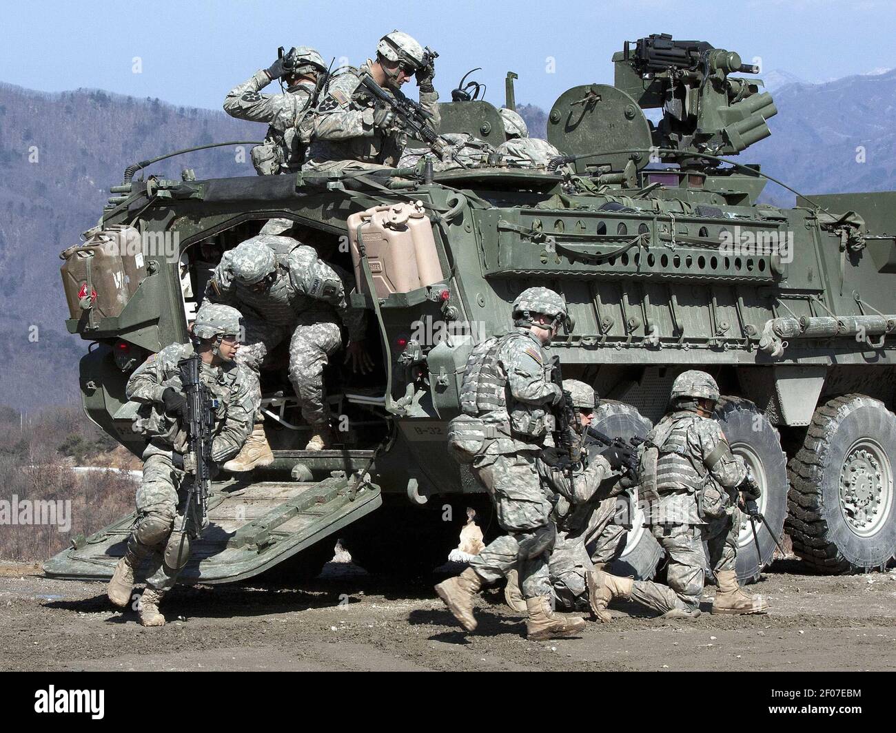 7 March 2011 - Pocheon, South Korea - U.S. soldiers 2nd Infantry ...