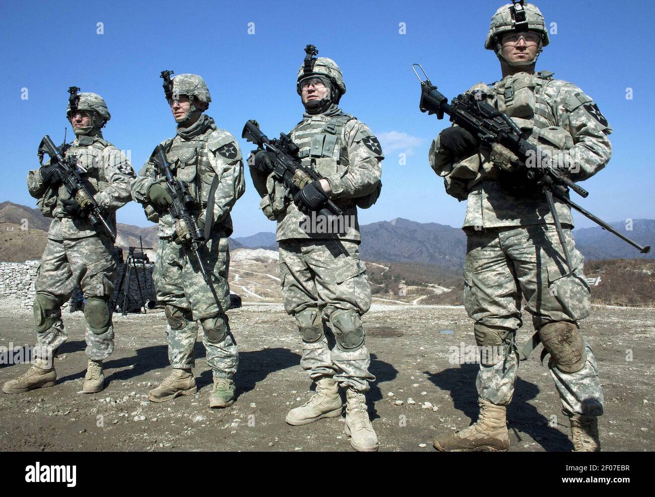7 March 2011 - Pocheon, South Korea - U.S. soldiers 2nd Infantry ...