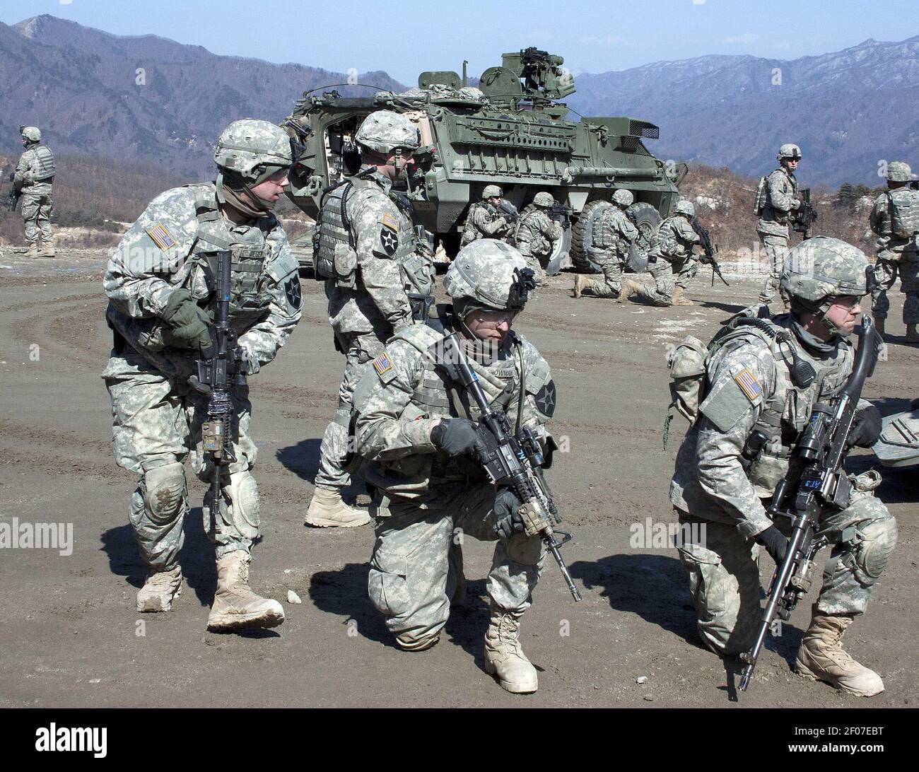7 March 2011 - Pocheon, South Korea - U.S. soldiers 2nd Infantry ...