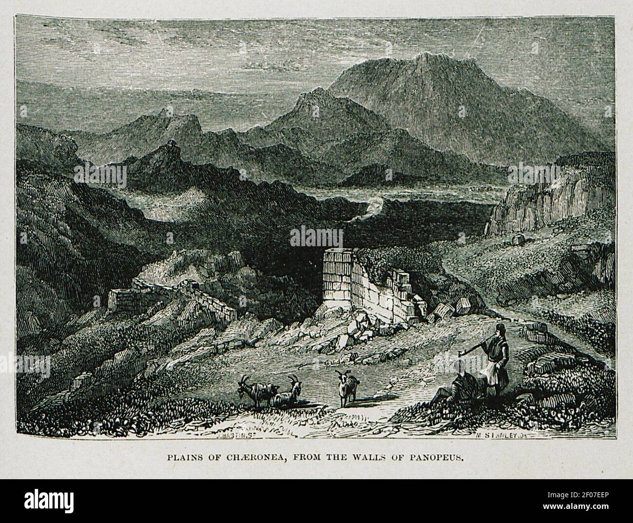 Plains of Chaeronea, from the walls of Panopeus - Wordsworth ...