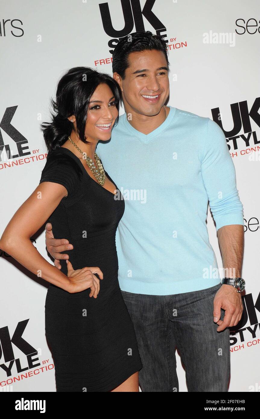 Mario Lopez and Courtney Laine Mazza. UK Style by French Connection ...