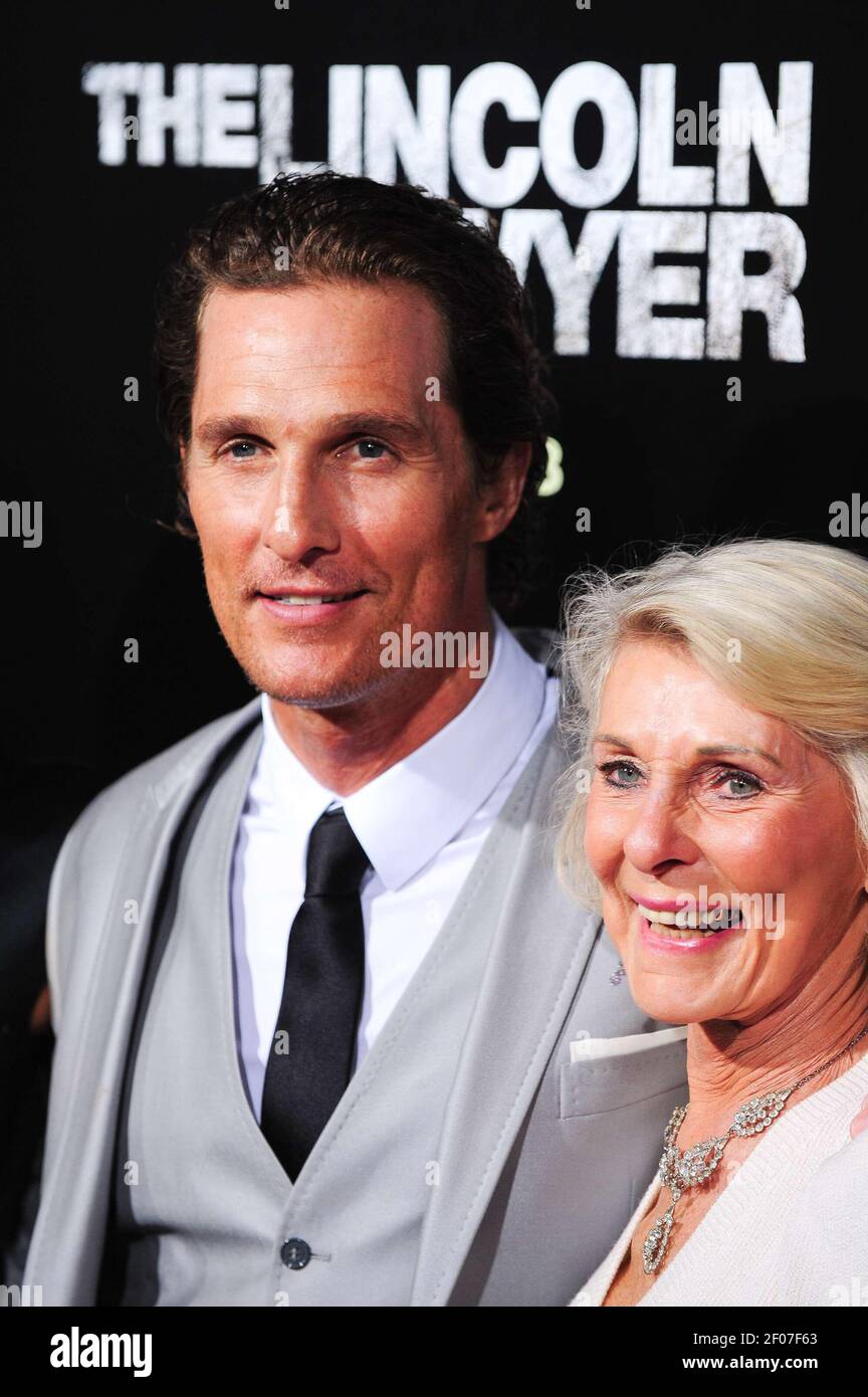 Matthew McConaughey and his mother Kay McConaughey. The Lincoln Lawyer ...