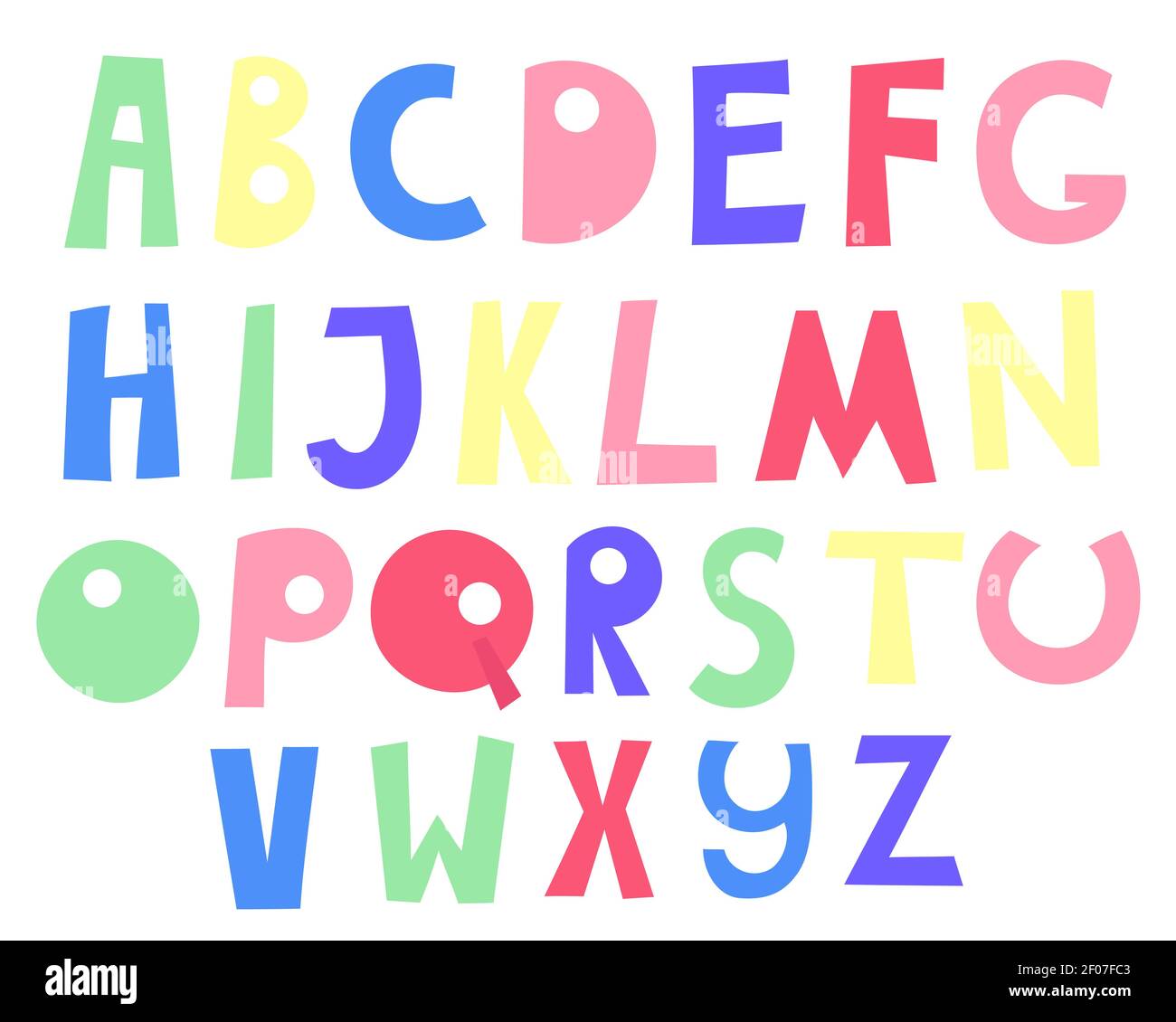 English Alphabet Letters Capital