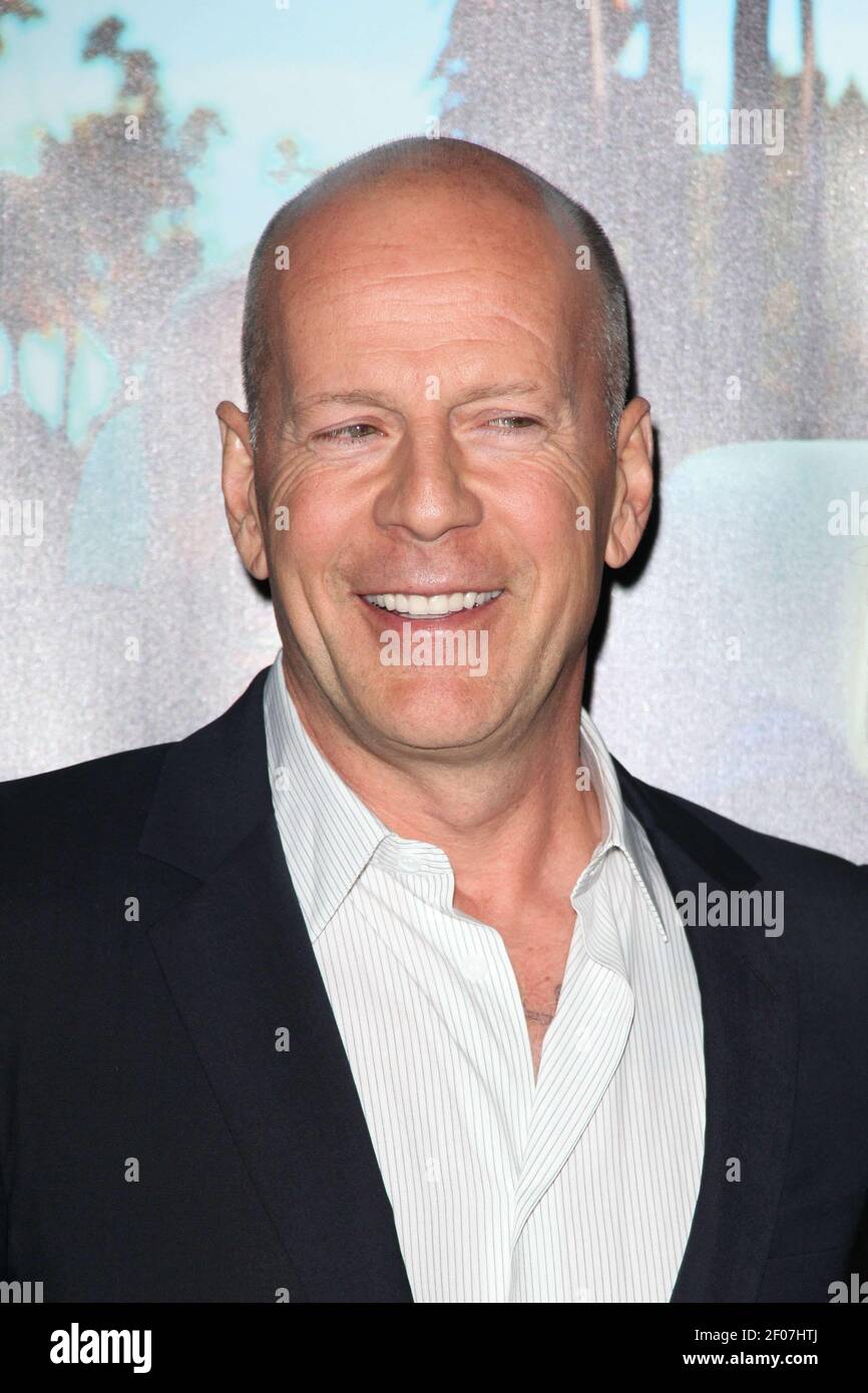 22 March 2011 - Hollywood, CA - Bruce Willis arrives to the premiere of ...
