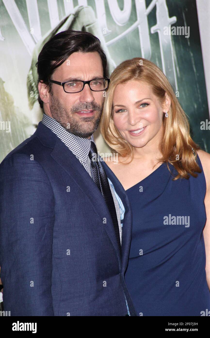 23 March 2011 - Hollywood, CA - Jon Hamm and Jennifer Westfeldt arrive ...