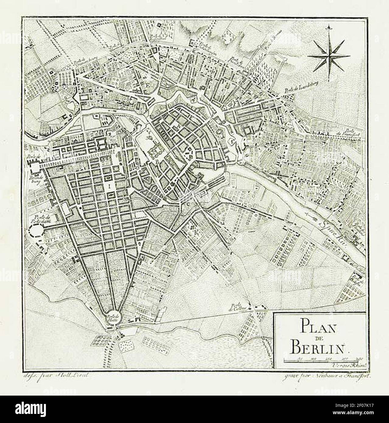 Plan de Berlin Stock Photo - Alamy