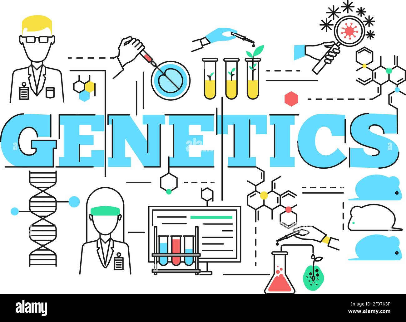 Modified bacteria Stock Vector Images - Alamy